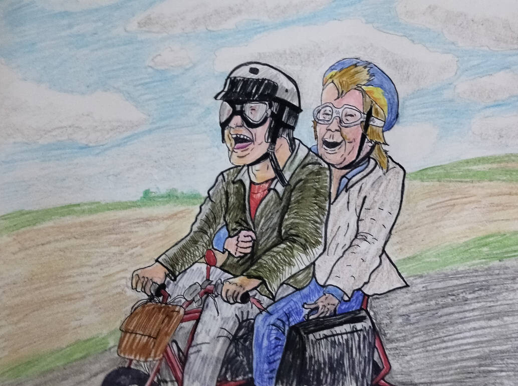 ArtStation - day 3+4 dumb n dumber sketch