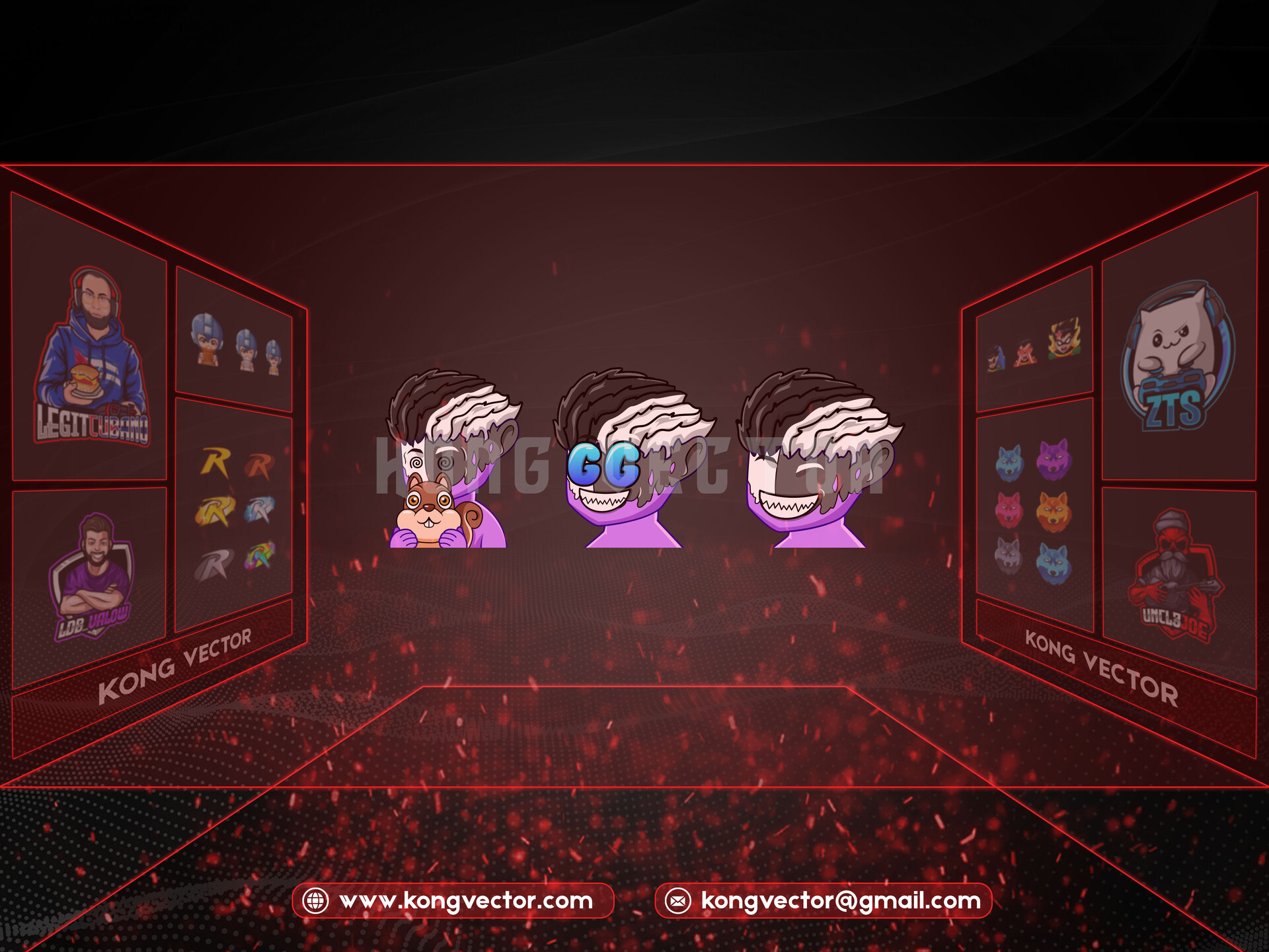 ArtStation - Custom Creepy Emotes