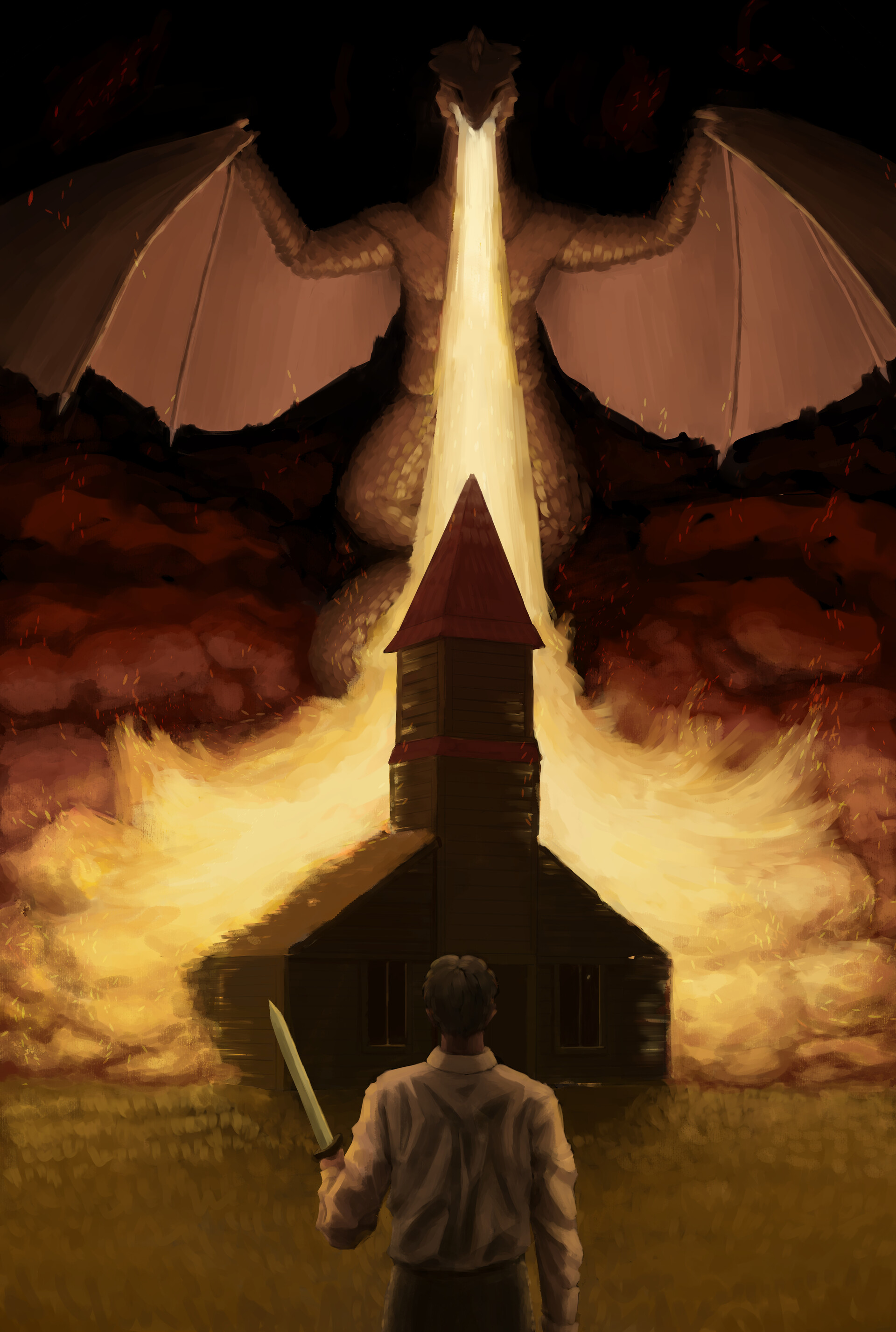 ArtStation - "Facing Chaos" - Lituanicon Visual Art Contest "Drakonas"