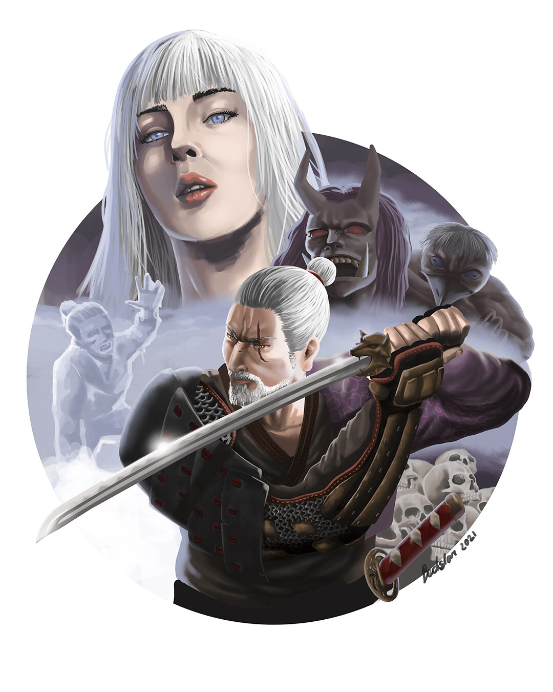 ArtStation - The Witcher Ronin