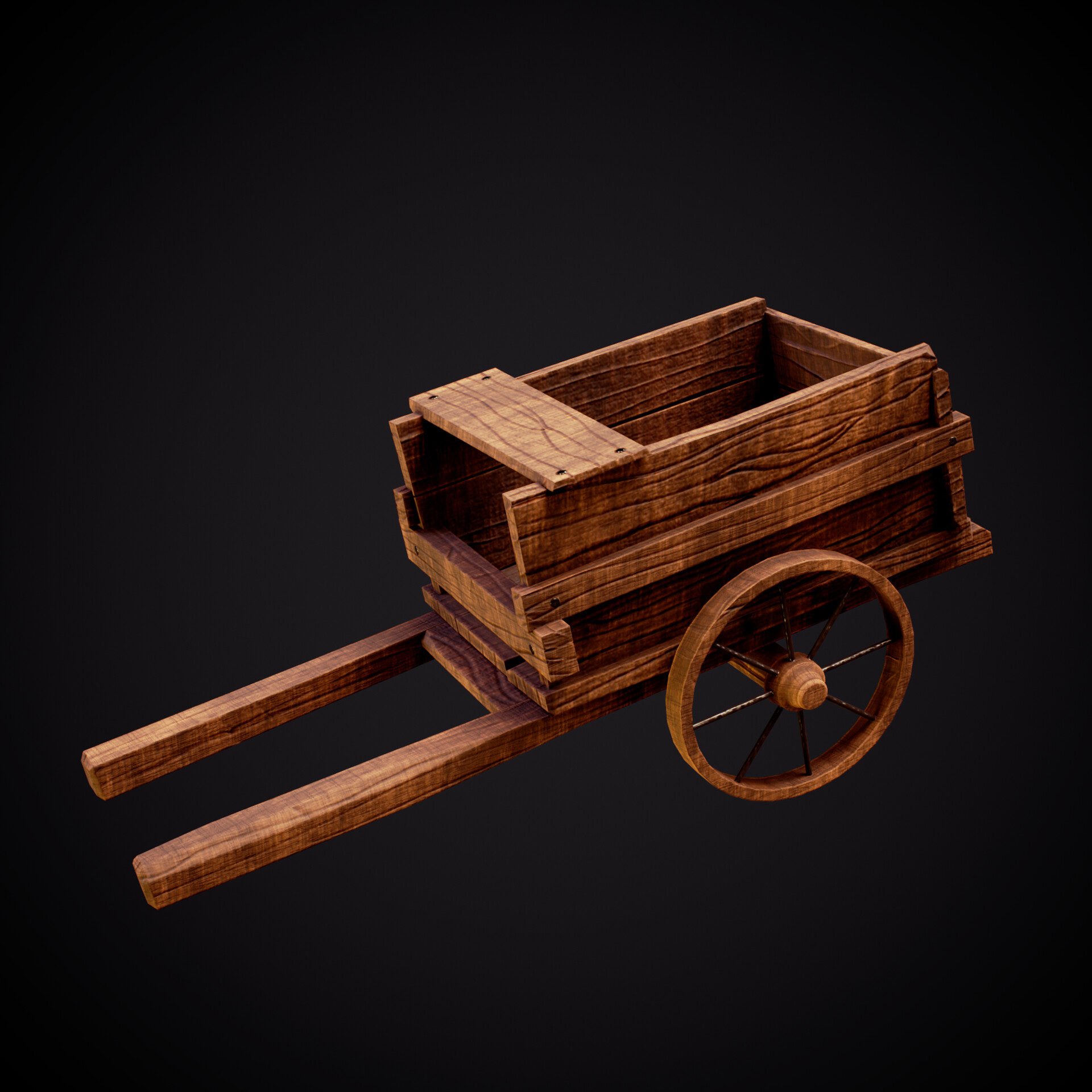 ArtStation - Wooden cart