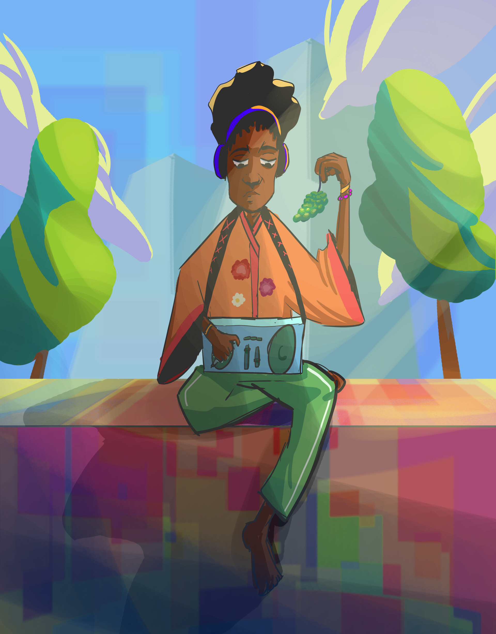 ArtStation - Chilling man