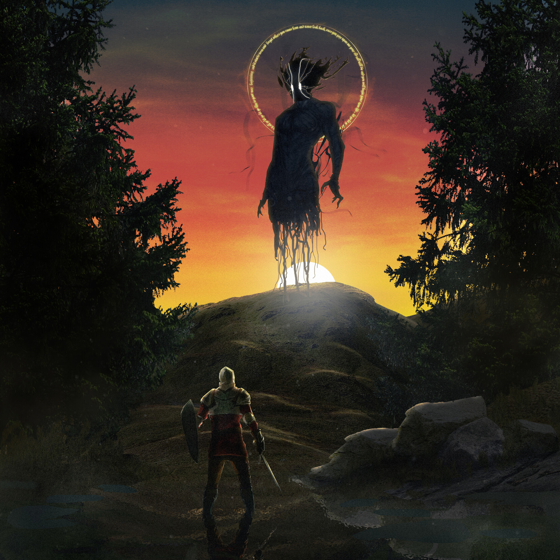 ArtStation - An Encounter With The Forest Guardian