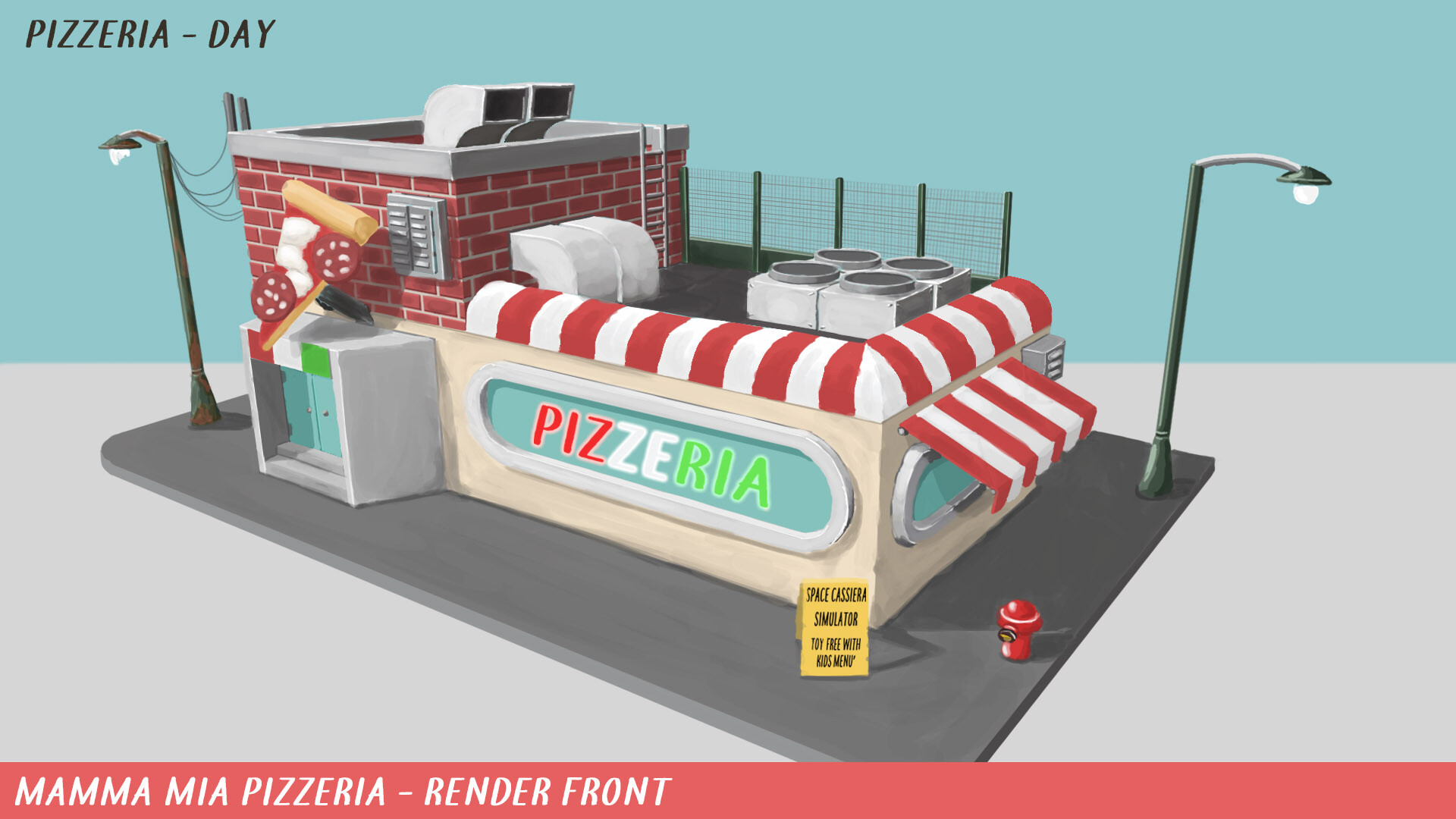 ArtStation - Pizzeria Mamma Mia