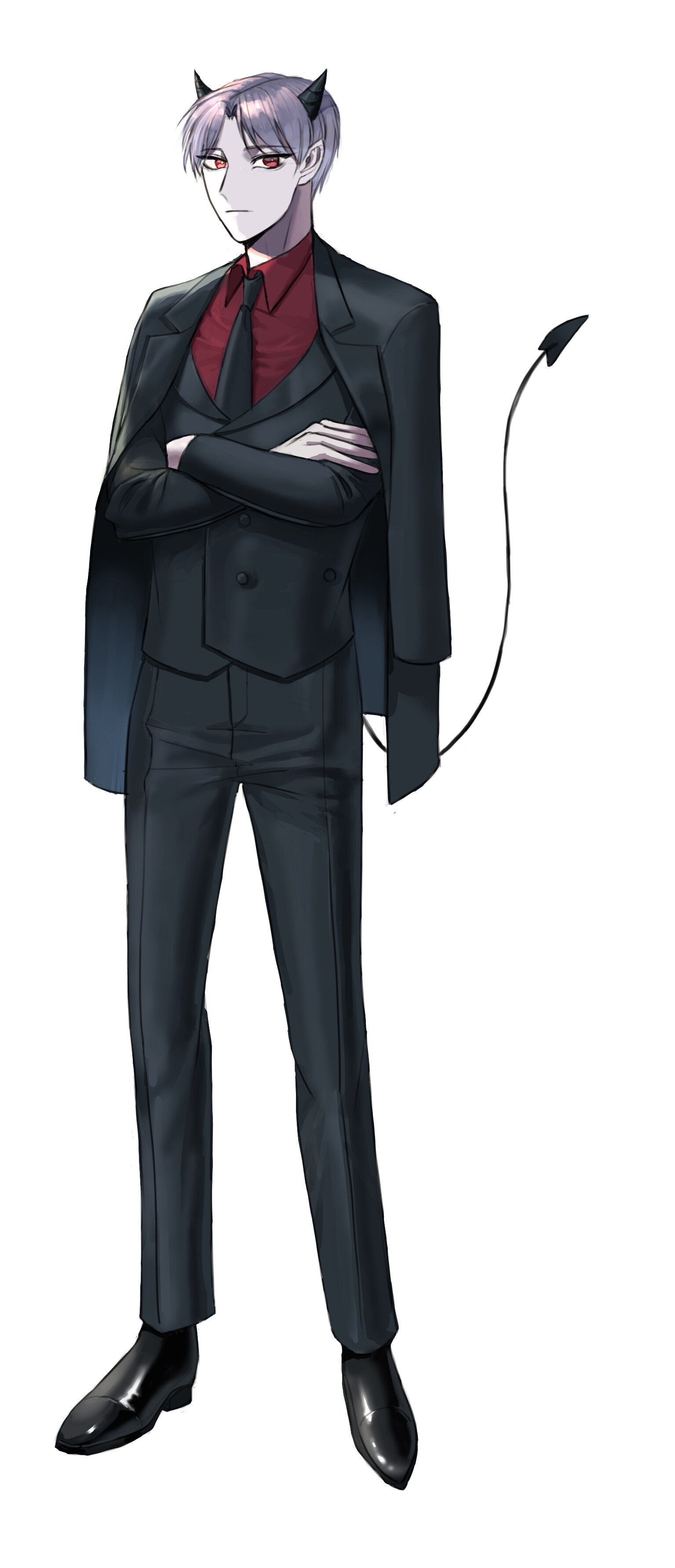 ArtStation - (helltaker version)my original character:Genese