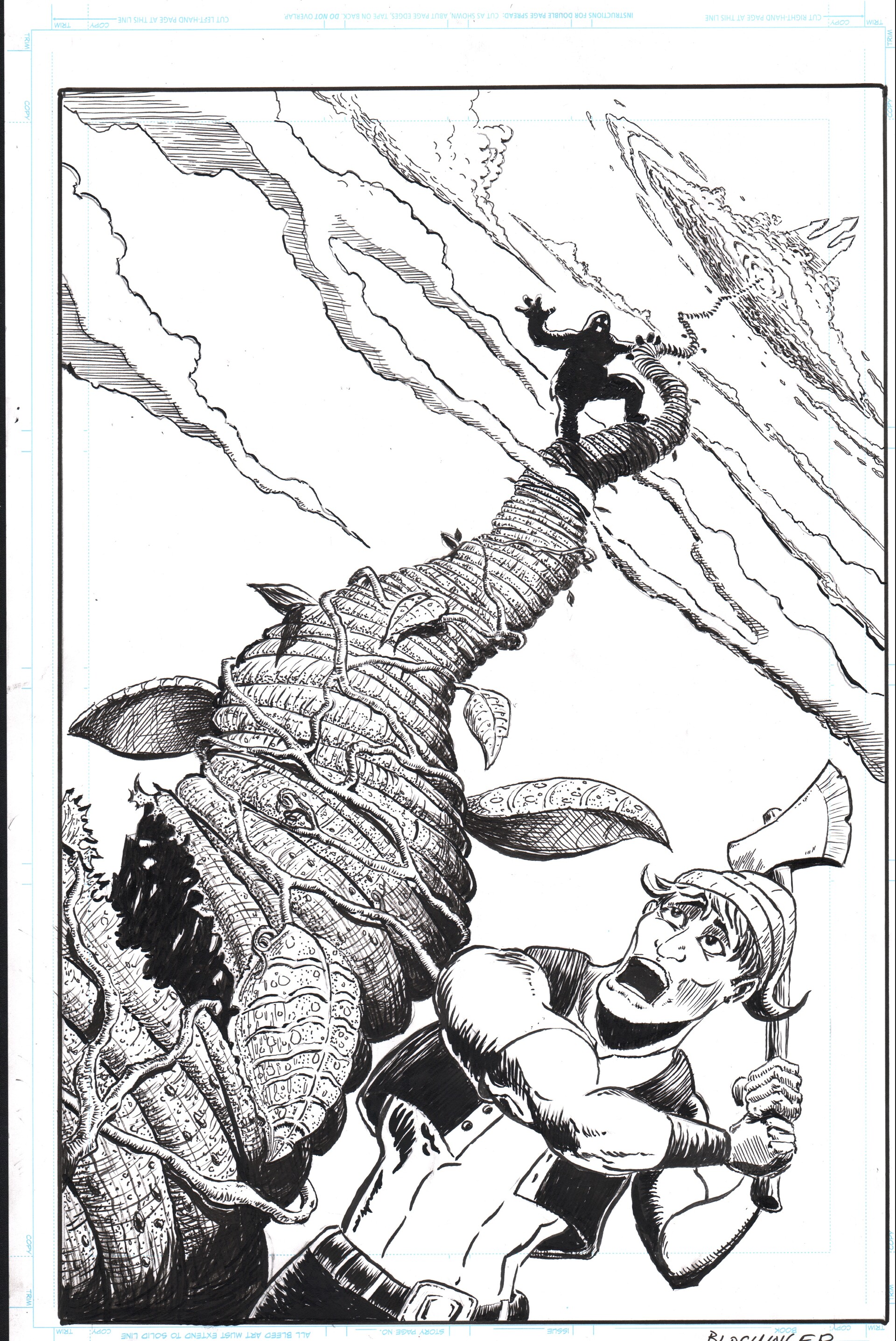 ArtStation - Fairy Tale line drawing/inking