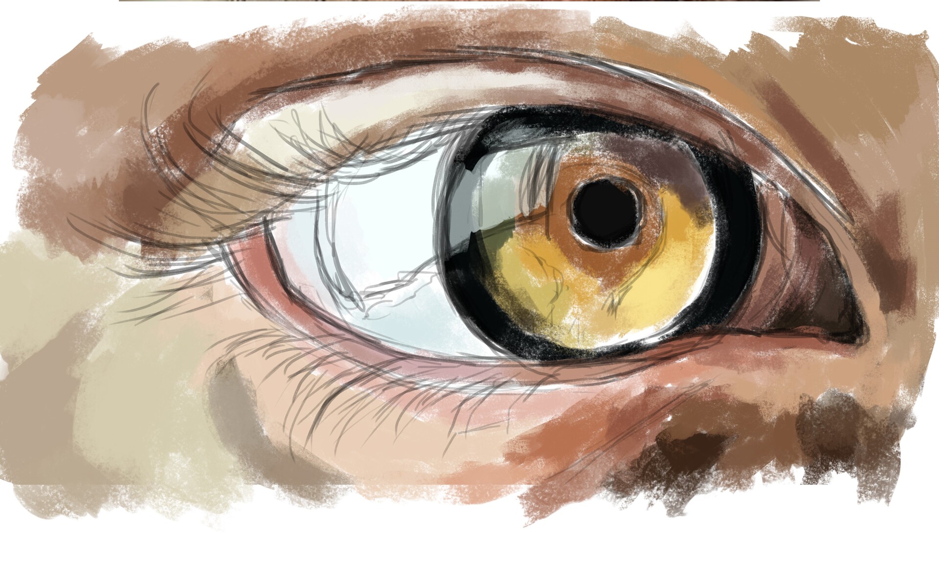Sarath P - Realistic EYE digital art