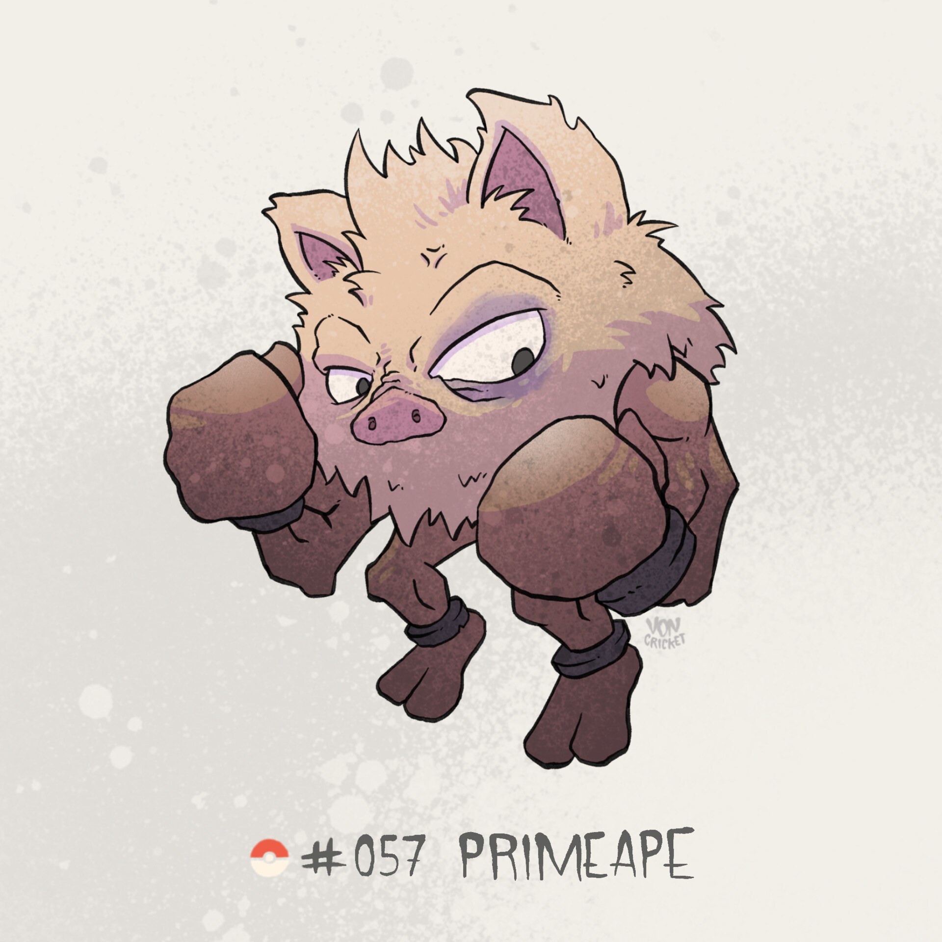ArtStation - #057 Primeape