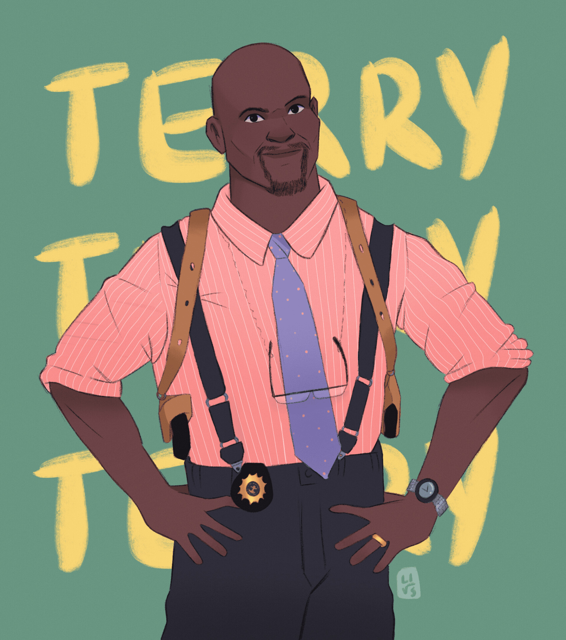 ArtStation - Brooklyn 99 - Terry