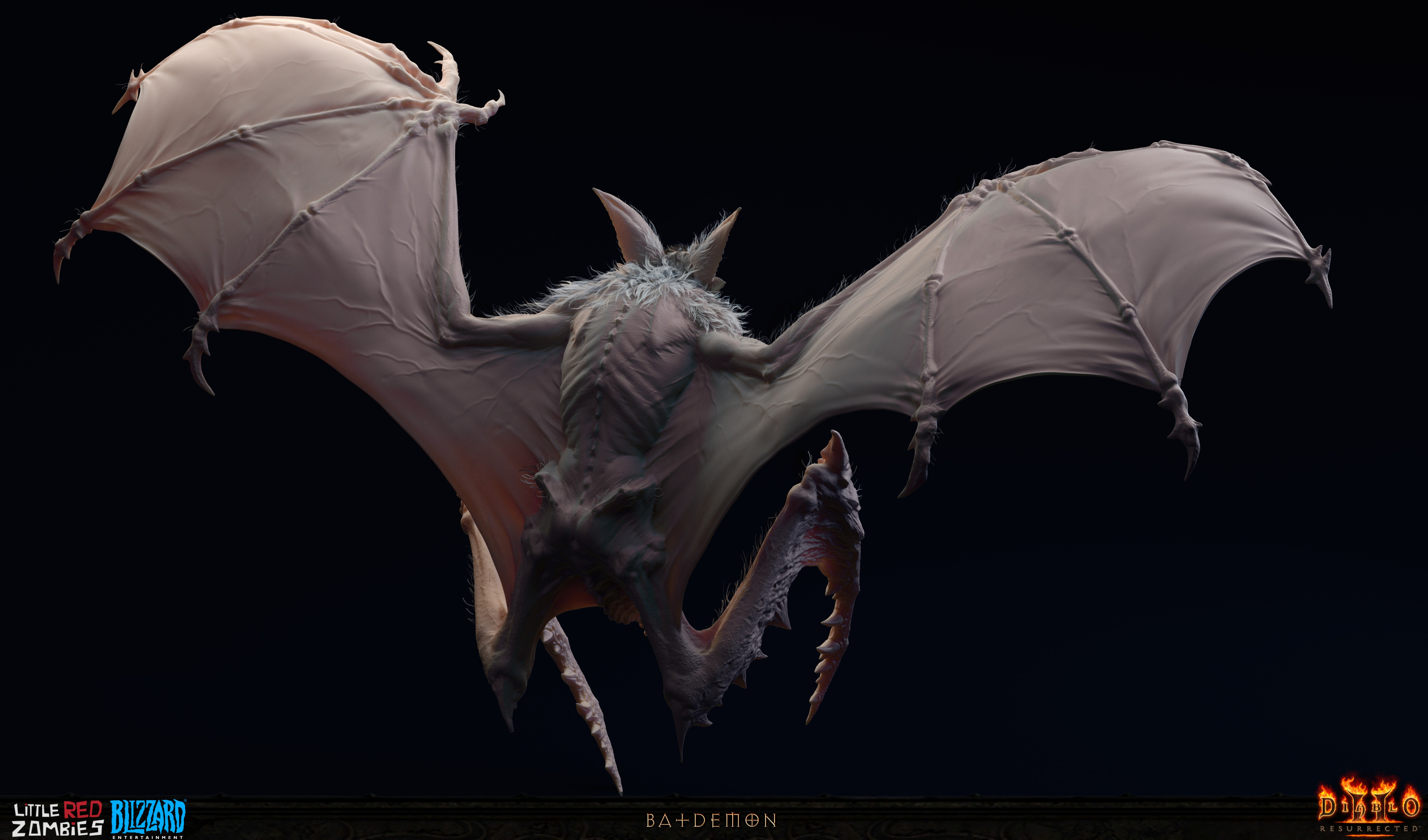 LITTLE RED ZOMBIES - Diablo II: Resurrected - BAT DEMON