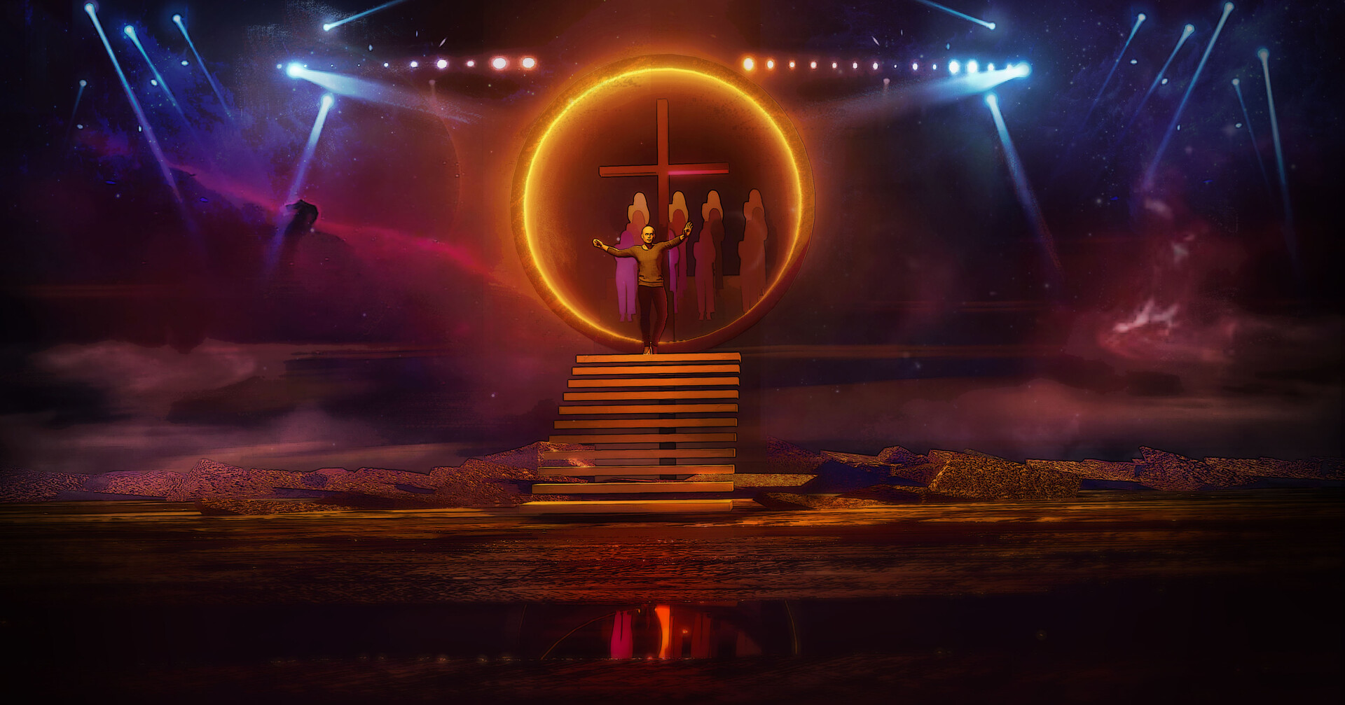 David Enriquez - Dave (FX) Season 2 Finale Set Concepts