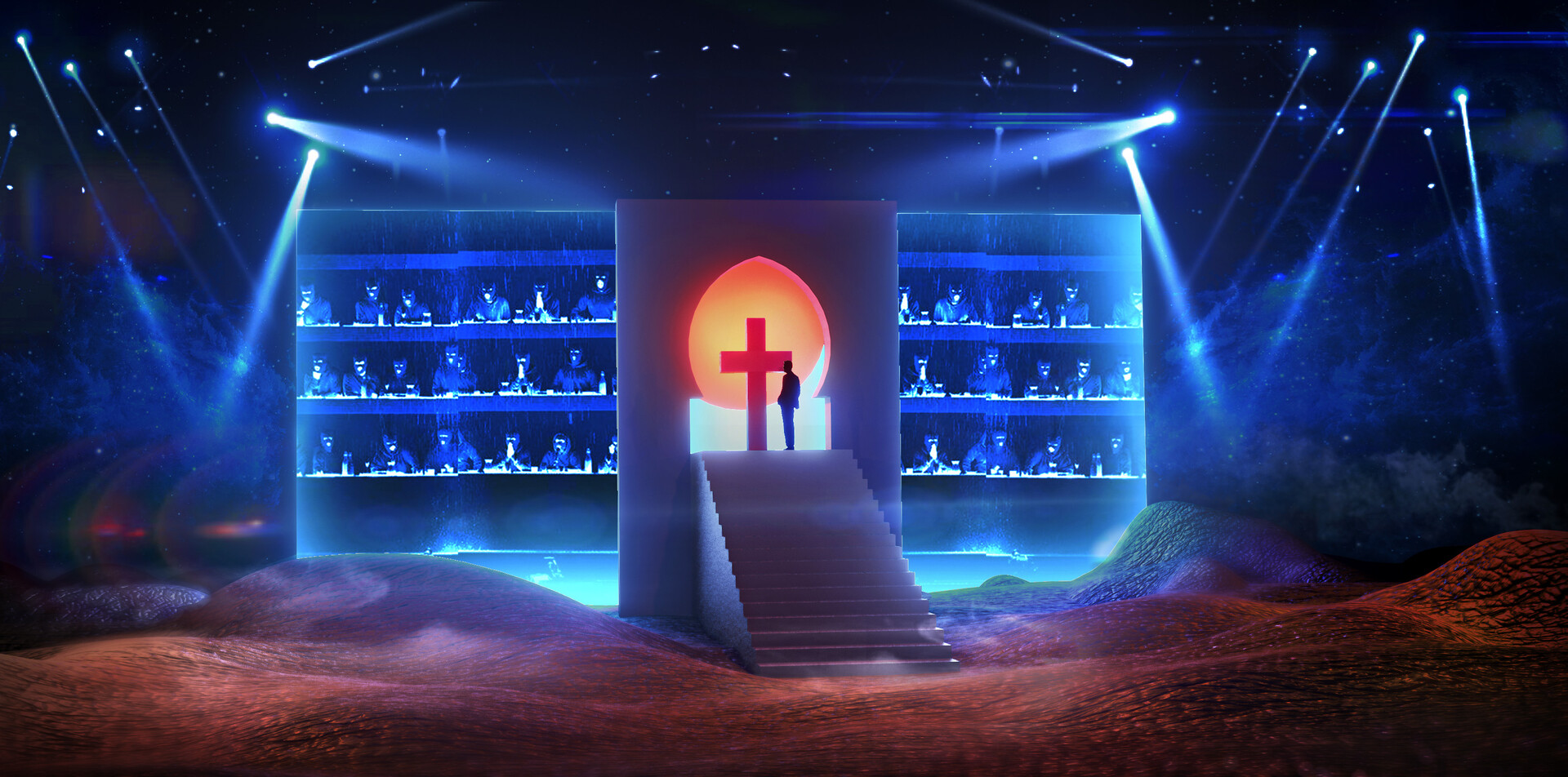 David Enriquez - Dave (FX) Season 2 Finale Set Concepts