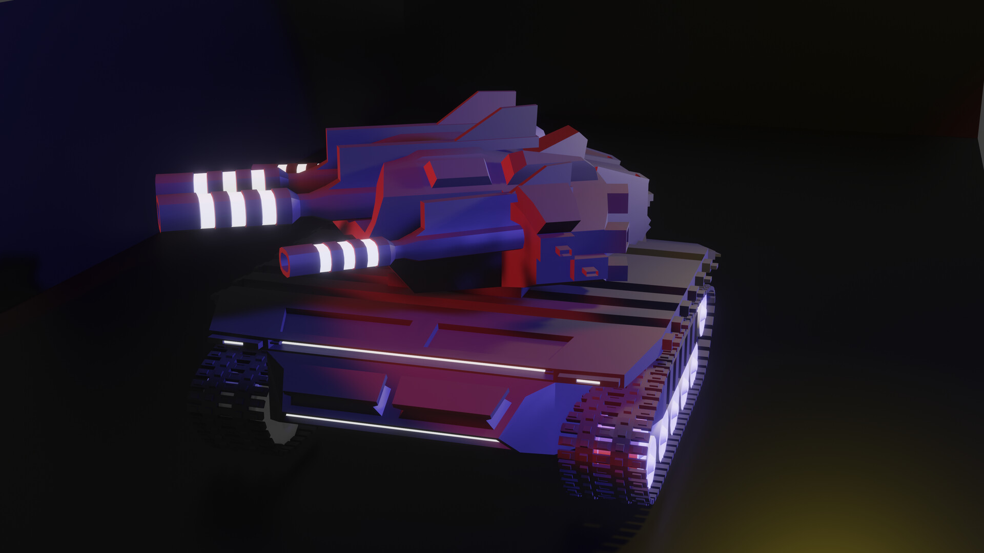 ArtStation - Cyber Tank 3D Model