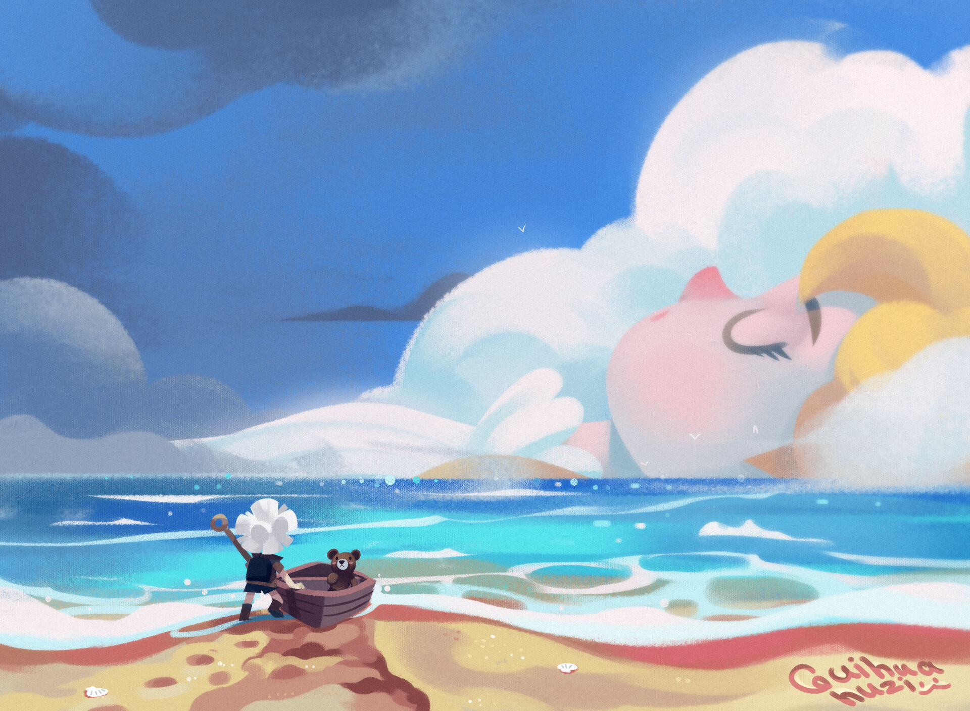 ArtStation - Sandy beach