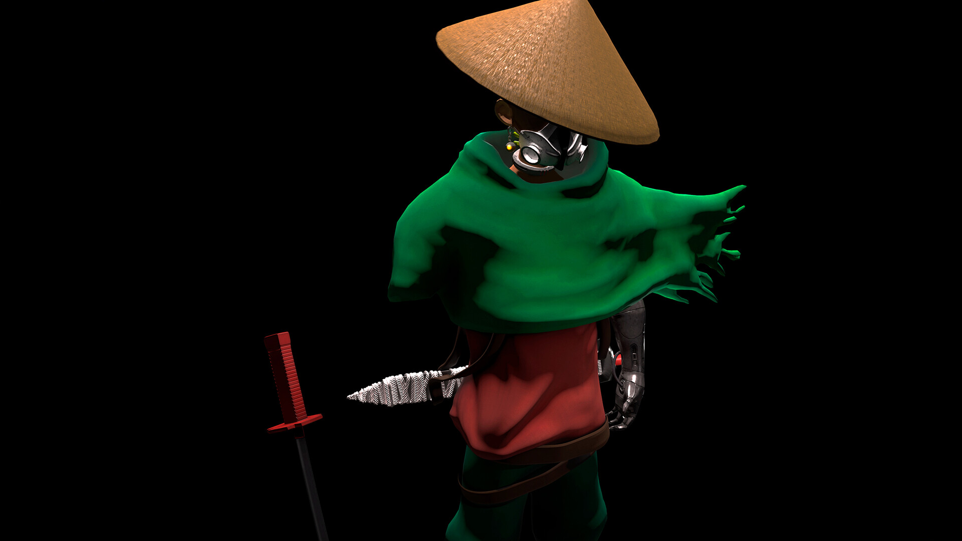 ArtStation - One Man Arm Ronin