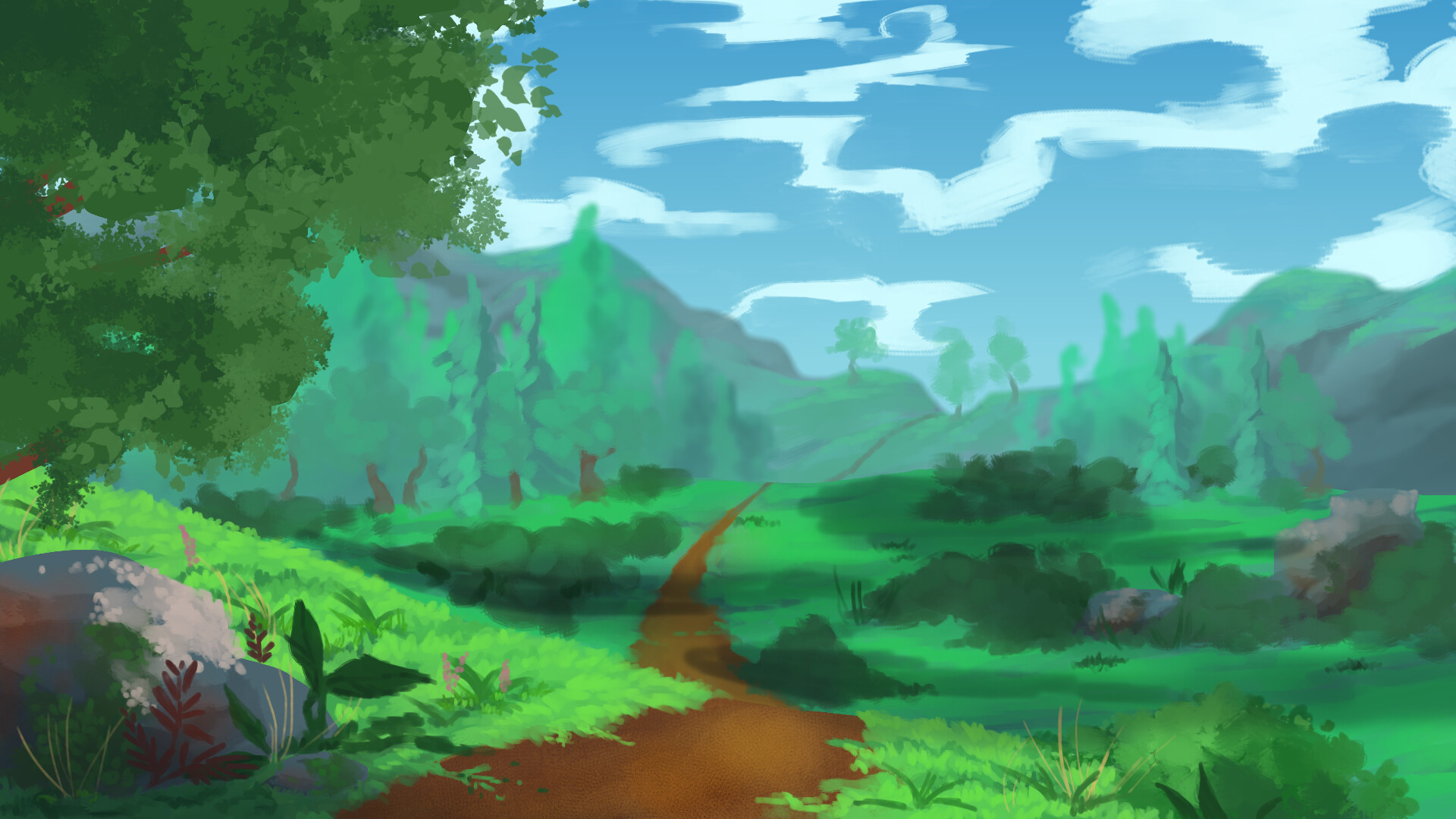 ArtStation - Environment sketch