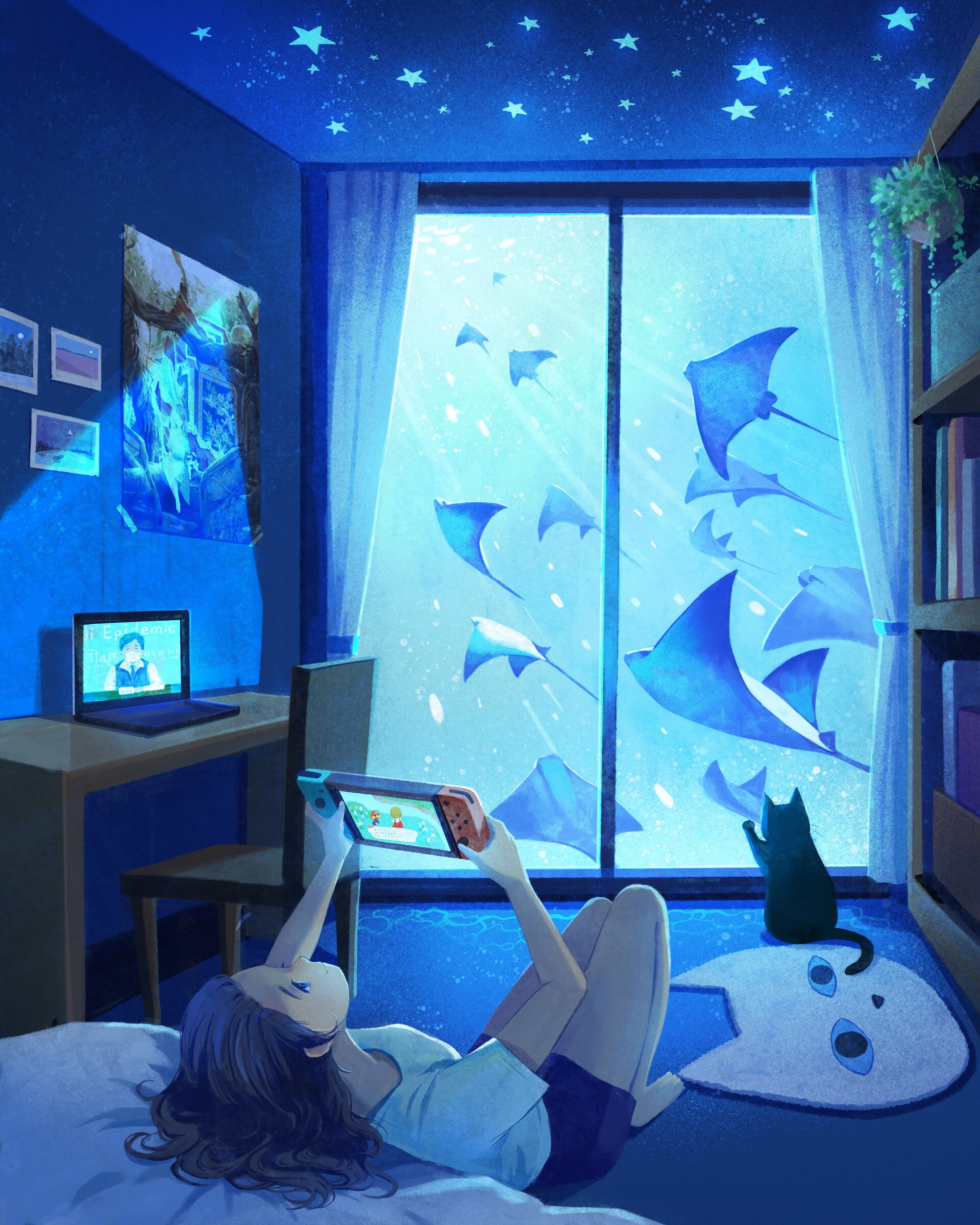 ArtStation - Stay home & stay save