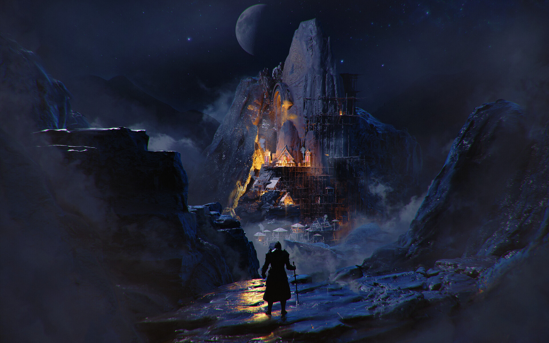 ArtStation - Orc village