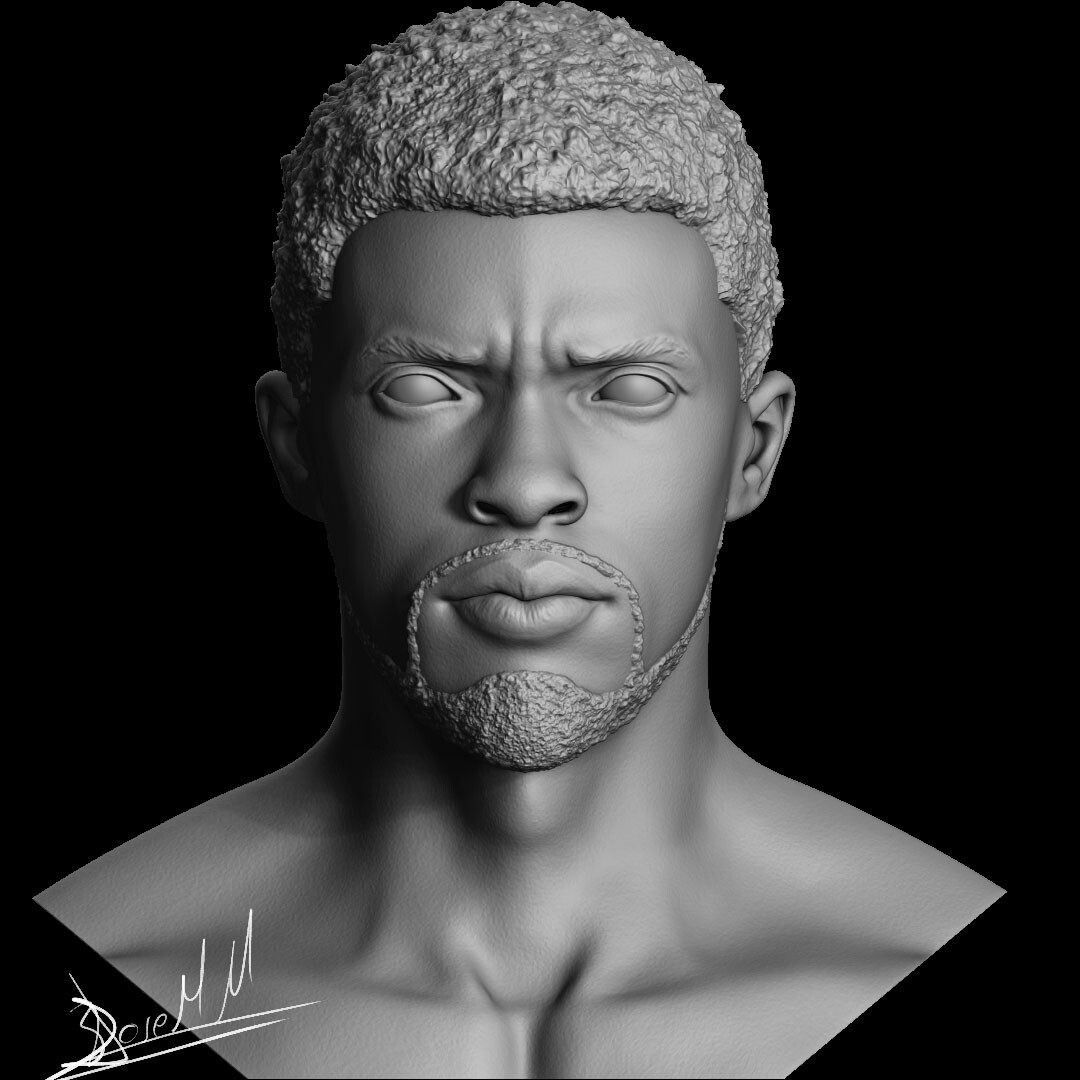 ArtStation - A small tribute to Chadwick Boseman