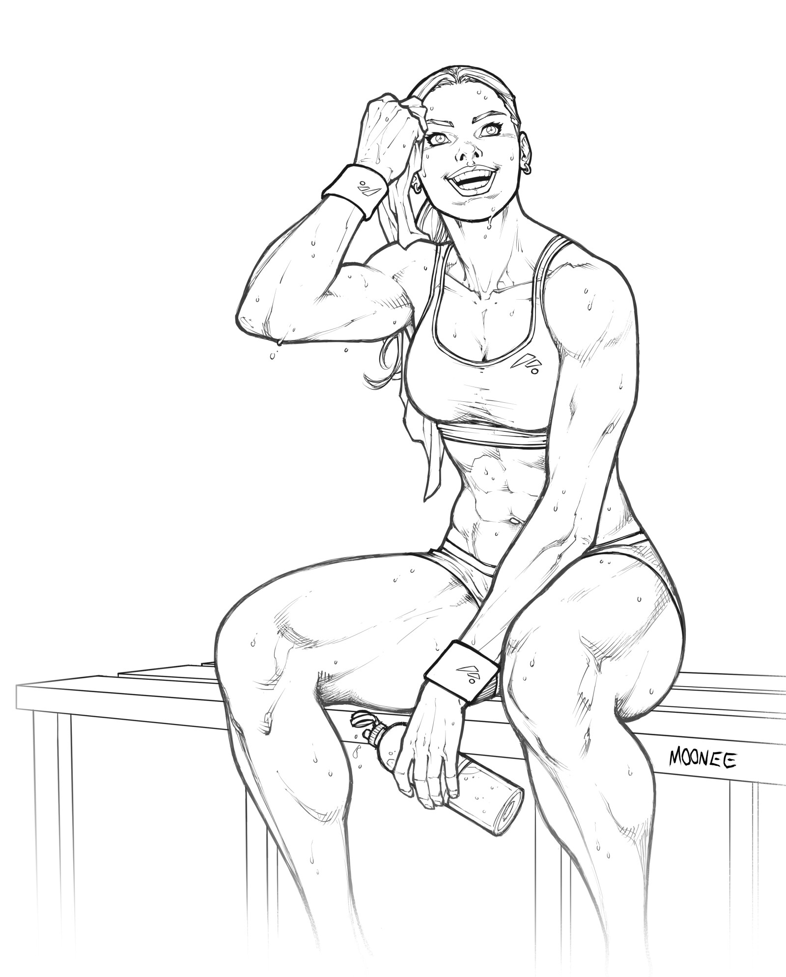 bodybuilder coloring pages