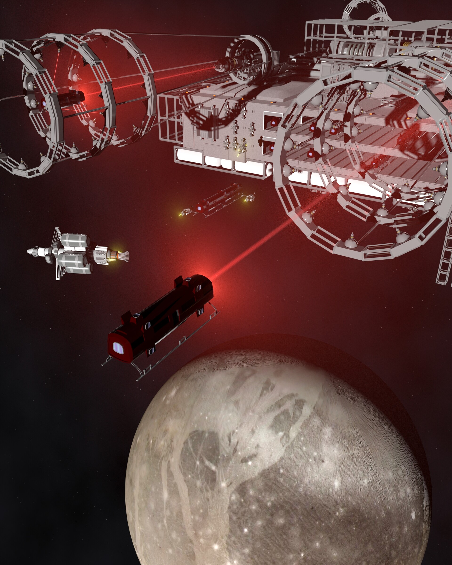 ArtStation - Interlunar Transport System