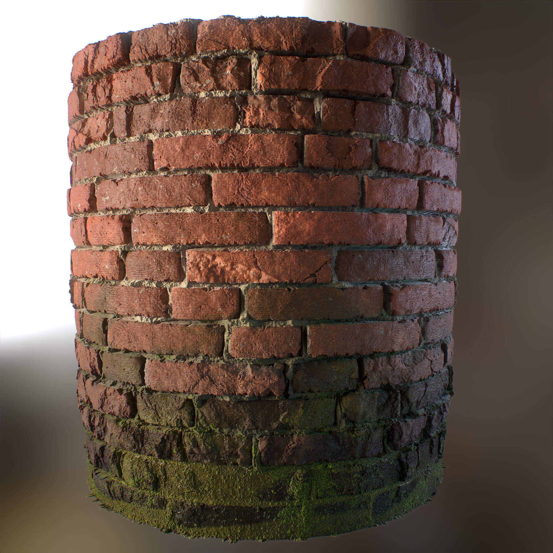 ArtStation - Brick And Moss