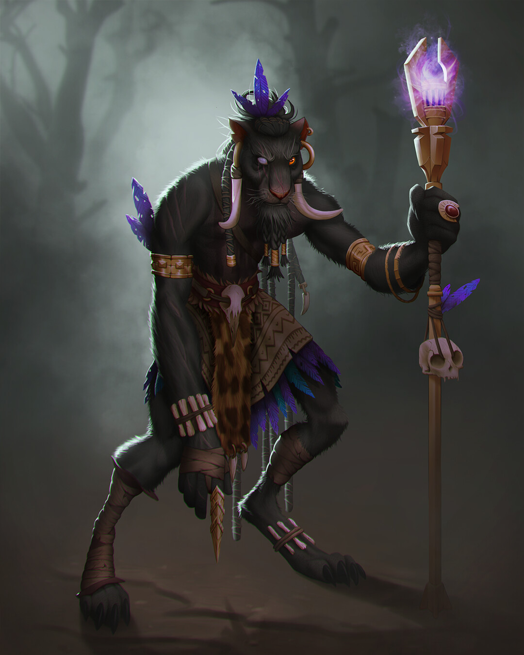 ArtStation - Omarr of the Bronzeclaw