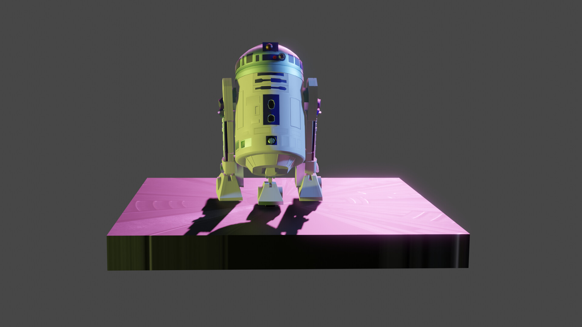 ArtStation - R2D2 3d Modeling