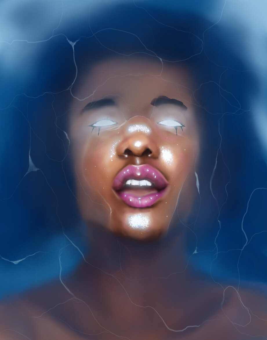 ArtStation - water goddess?