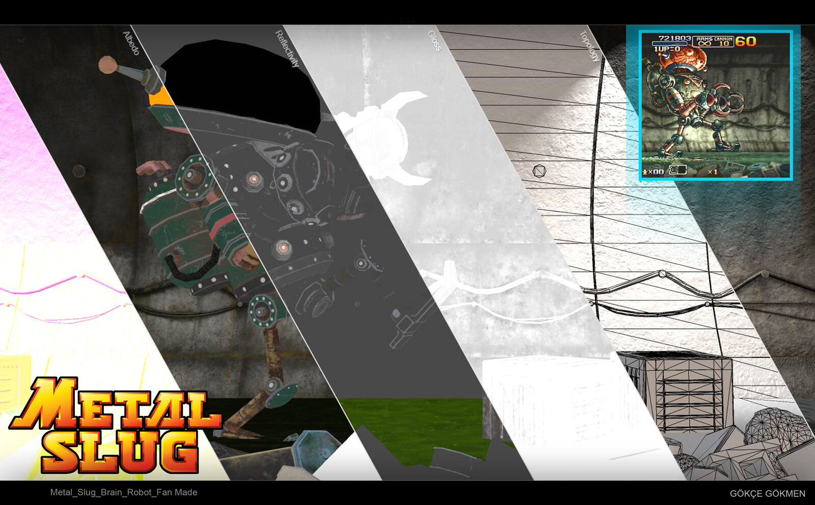 Gokce GOKMEN - LOW_POLY_BRAIN_ROBOT_SCENE (METAL_SLUG)