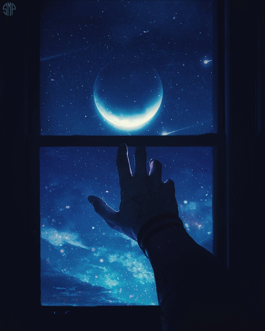 ArtStation - Alone With The Moon