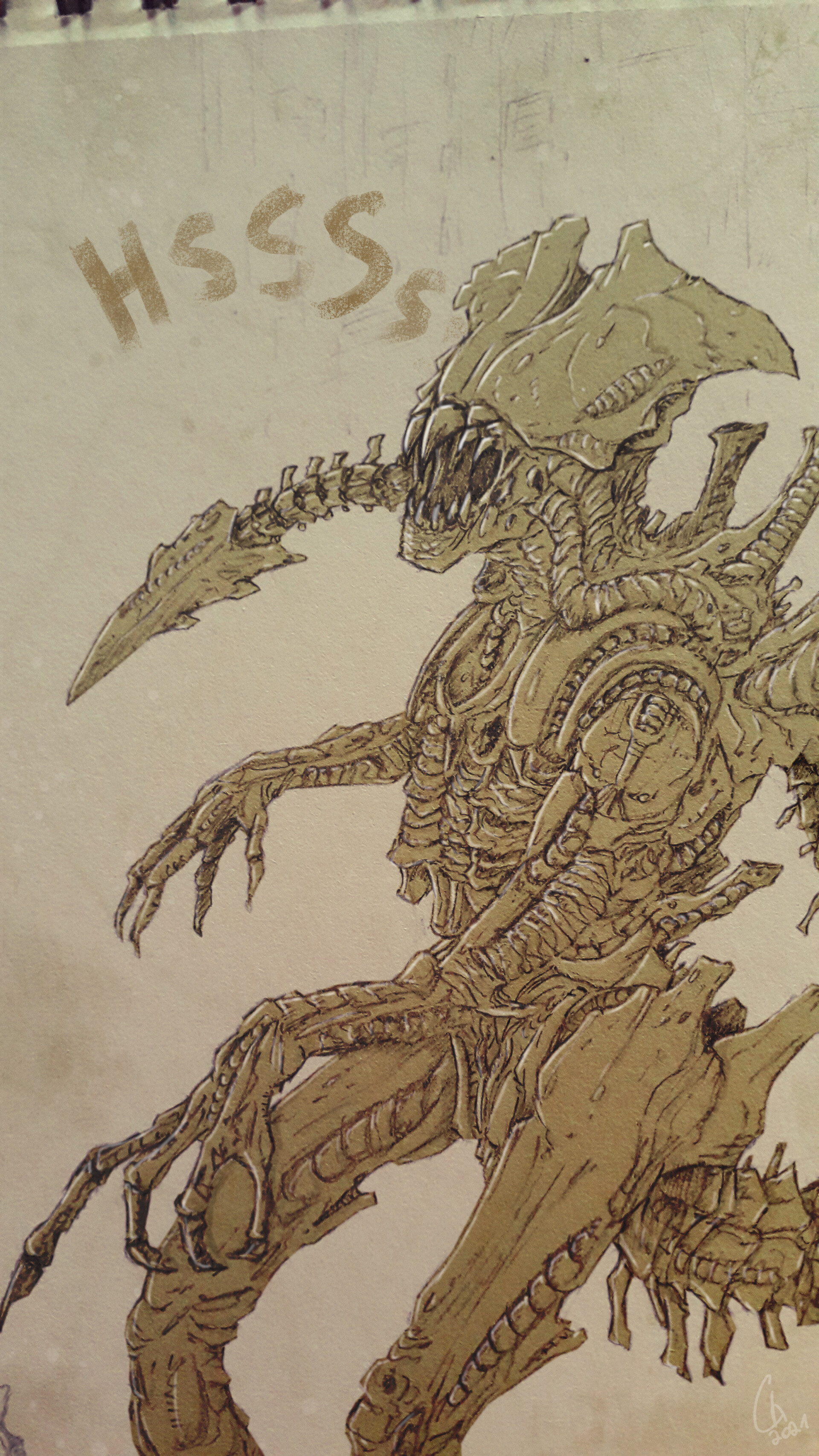 ArtStation - Alien Sketch