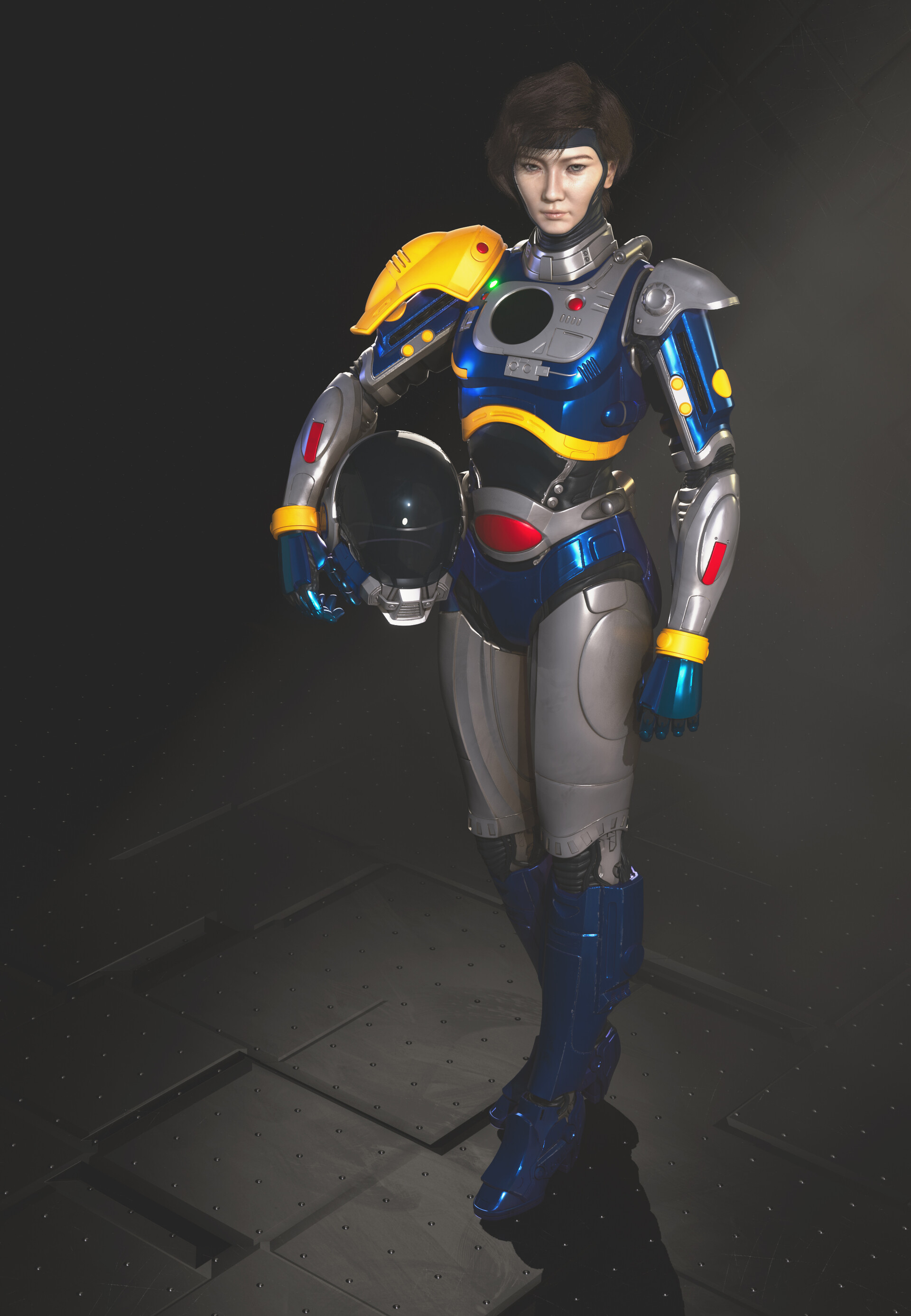 NguyenTran-3D3DO - Solbrain (metal heroes) fanart