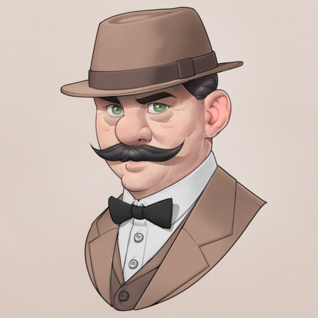 ArtStation - Hercule Poirot
