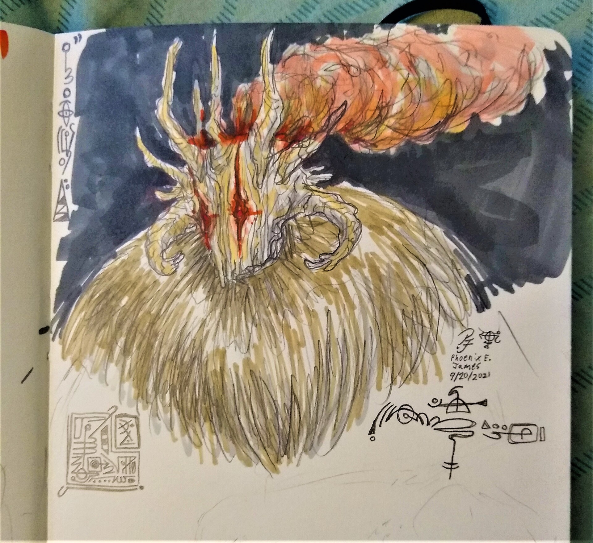 ArtStation - "The Pyre"- Phoenix E. James