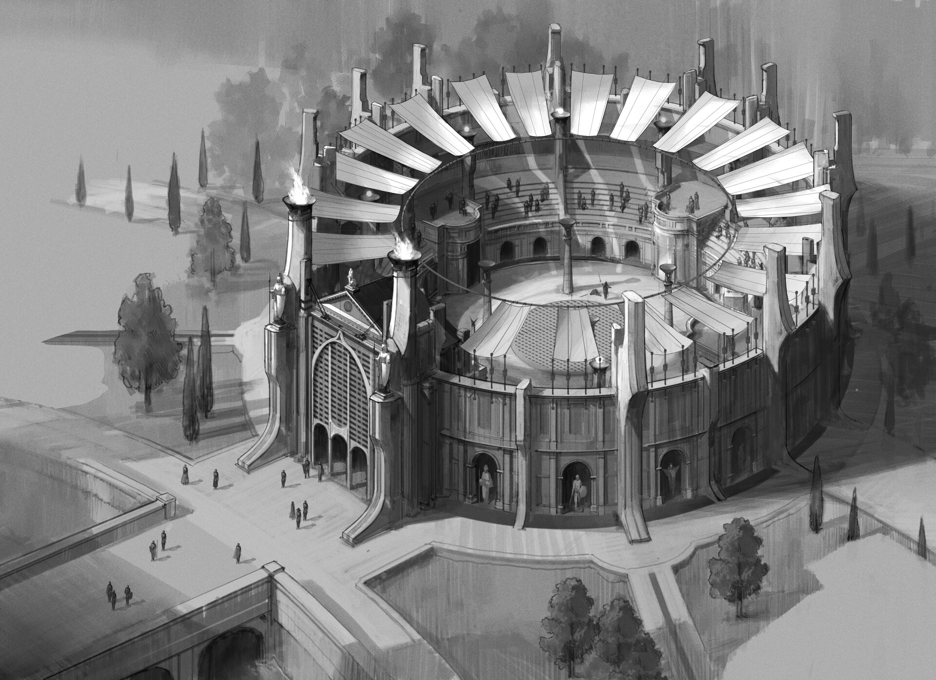 ArtStation - Skyblivion: Imperial City Arena