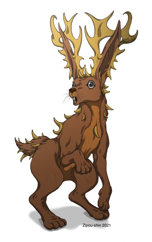 ArtStation - Jackalope (Bio-Fear)