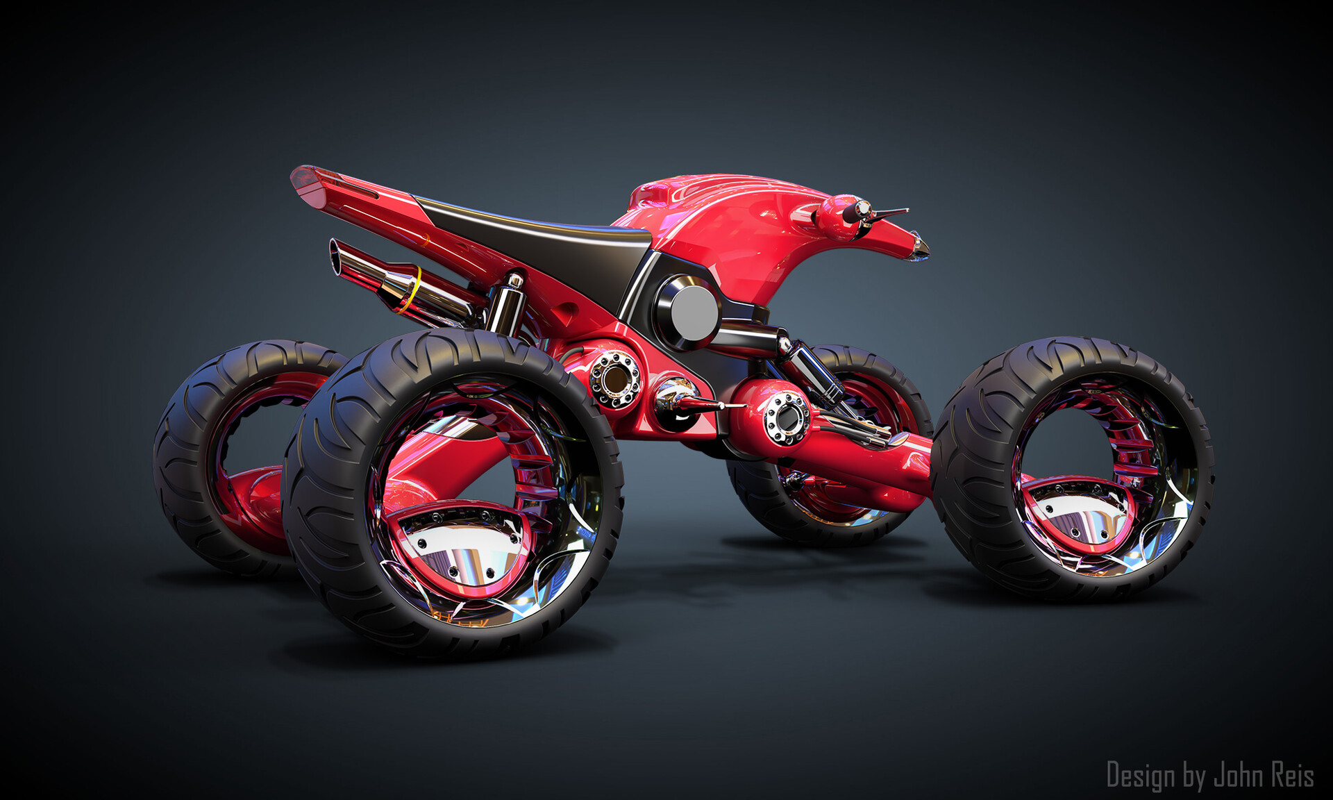 ArtStation - Hubless ATV Concept