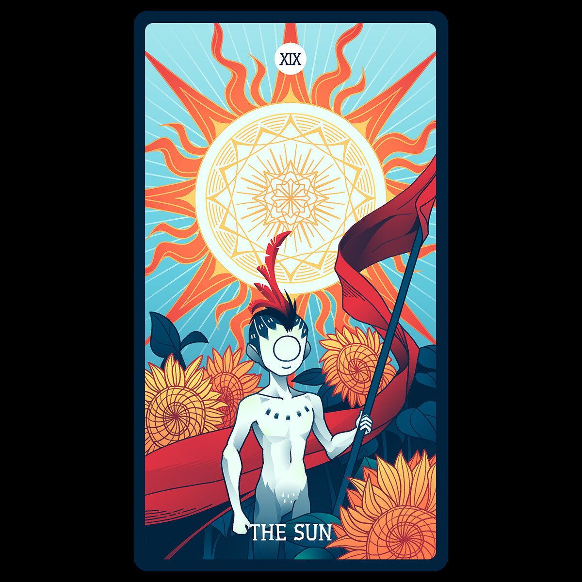 ArtStation - tarot，the sun