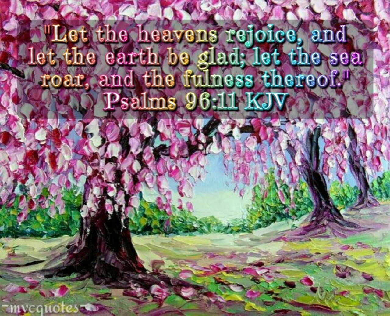 ArtStation - Psalms 96:11, KJV Bible Quotes