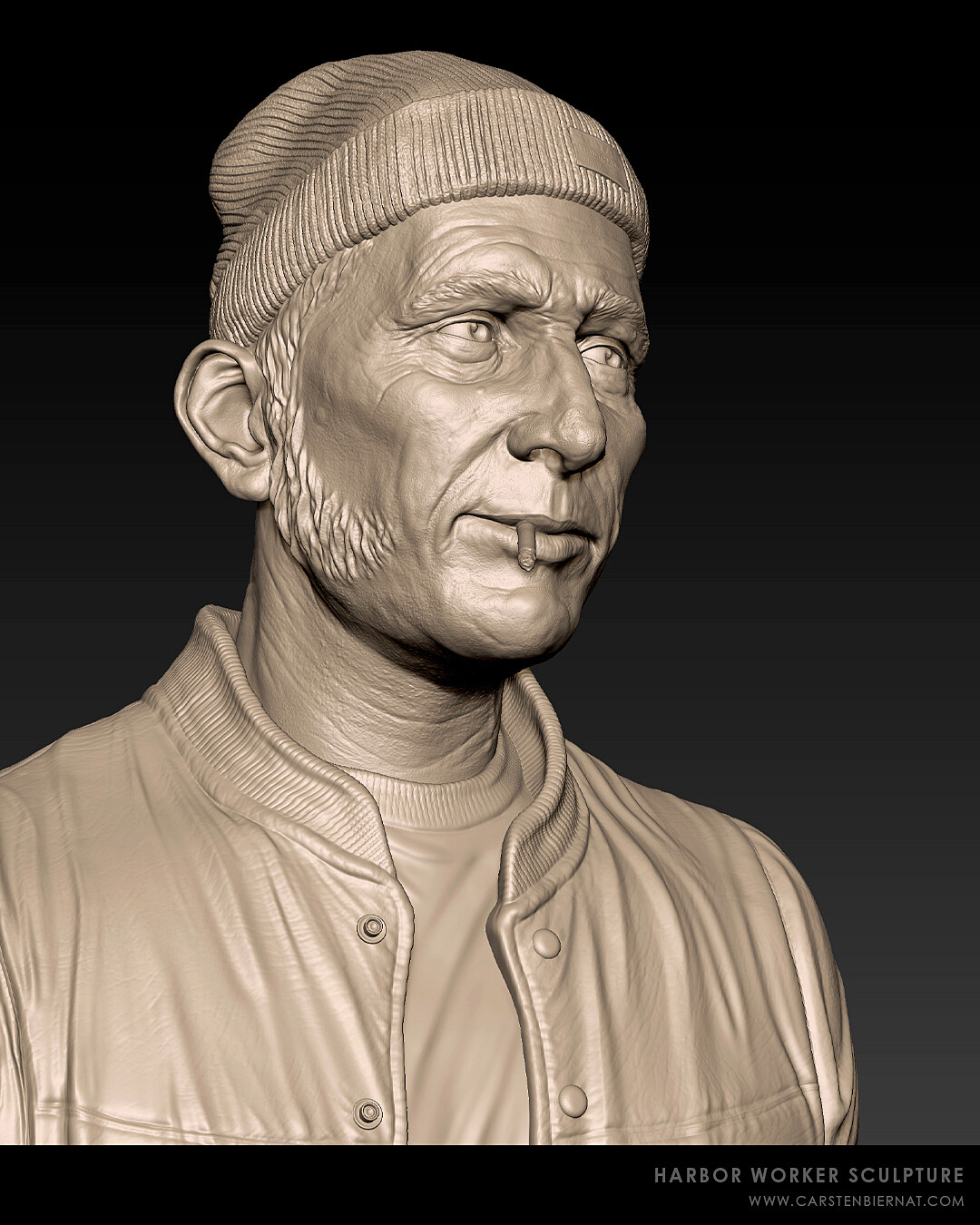 Carsten Biernat - Harbor Worker Sculpture