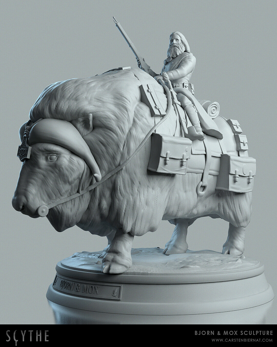 Carsten Biernat - Bjorn and Mox-Sculpture