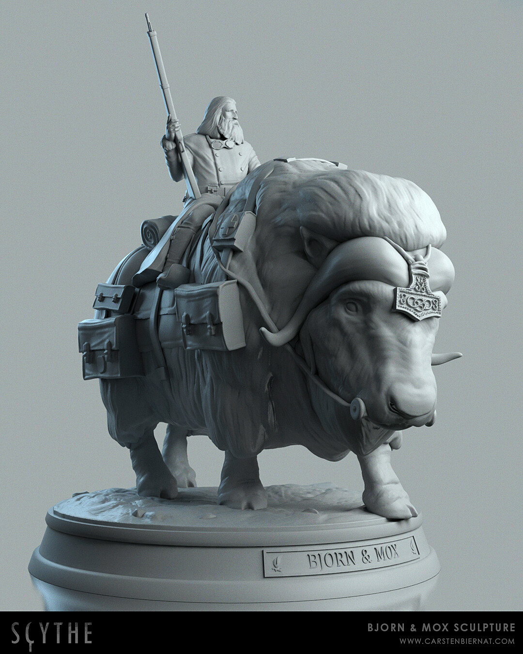 Carsten Biernat - Bjorn and Mox-Sculpture