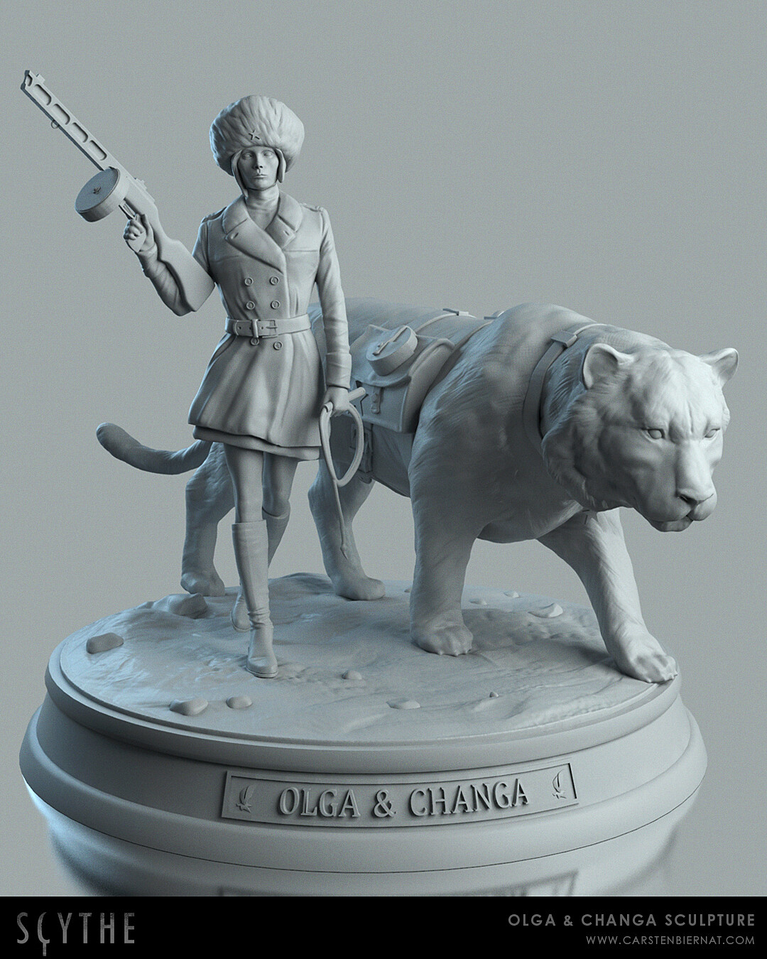 Carsten Biernat - Olga and Changa-Sculpture