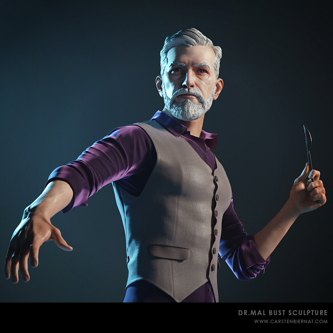 ArtStation - Dr.Mal Sculpture