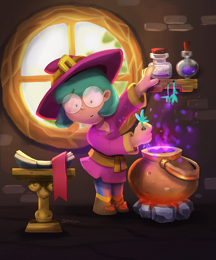 ArtStation - The little wizard