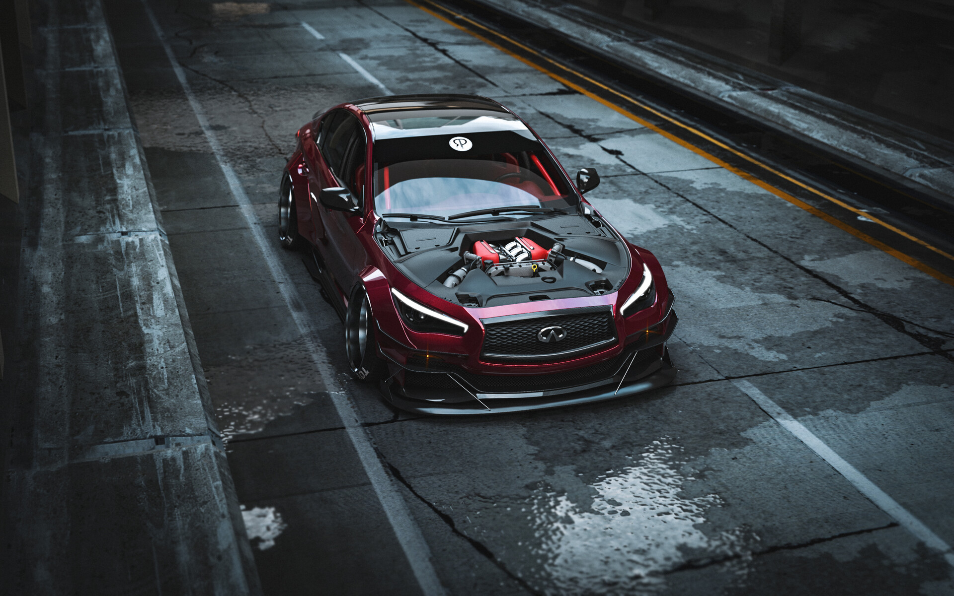 ArtStation - Infinity Q50 Eau Rouge
