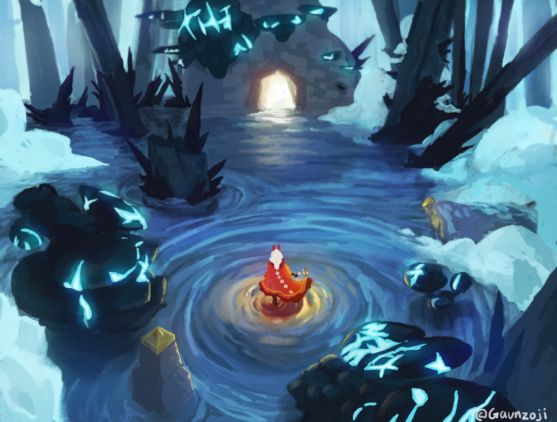 ArtStation - Wayfarer - Sky Children of the Light