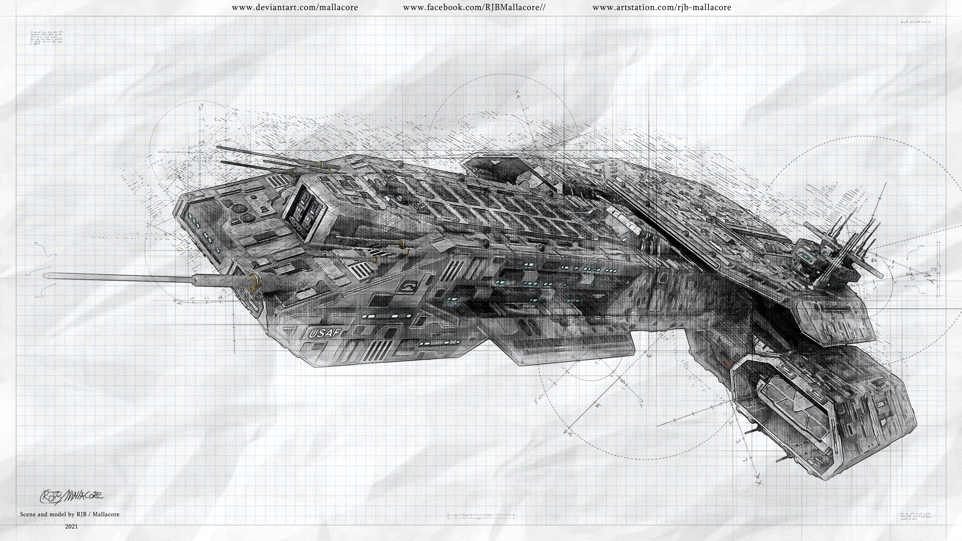 ArtStation - Stargate - Sketch Style - 2021