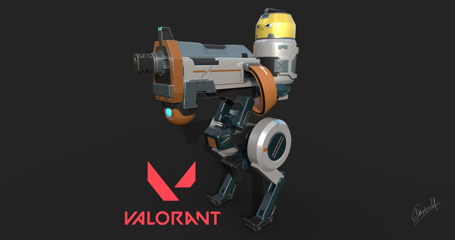 ArtStation - KILLJOY TURRET (VALORANT)